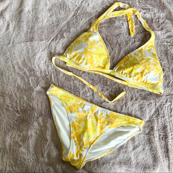 Blu4U | Swim | Blu4u Yellow Fireworks Bikini Set Us8 | Poshmark